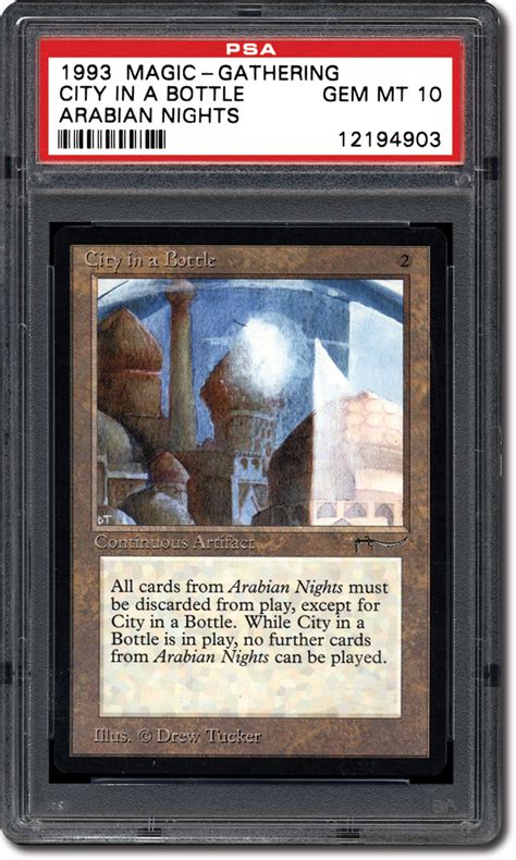 Psa Set Registry The 1993 Magic The Gathering Arabian Nights Card Set