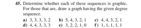 Solved Determine Whether Each Of These Sequences Is Chegg Com