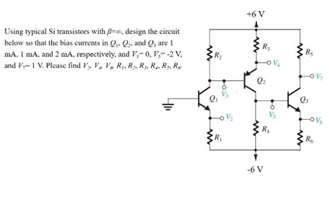 Using typical Si transistors with β design th Chegg com