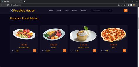 GitHub Neeraja Kallamadi React JS Responsive Restaurant Website This Project Effectively