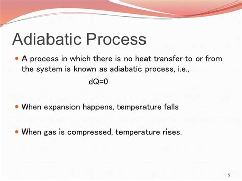 Work Done In An Adiabatic Process Pptx Chemistry Science