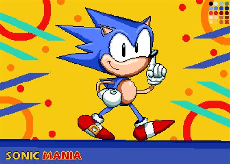 Sonic Mania Pixelart By Zaccjosup On Deviantart