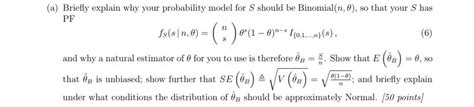 Solved Total Points Binomial And Negative Binomial Chegg