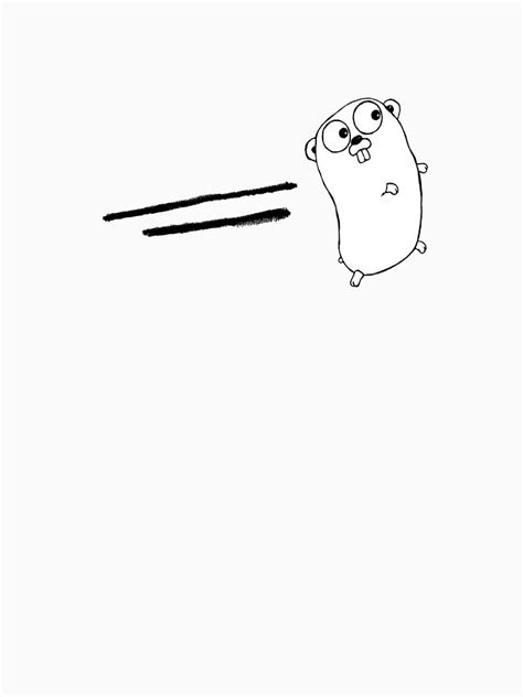 Go Golang Programming Language Logo Mascot T Shirt Pullover Hoodie