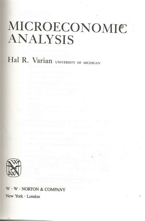 Microeconomic Analysis Palaiobibliopolio Gr