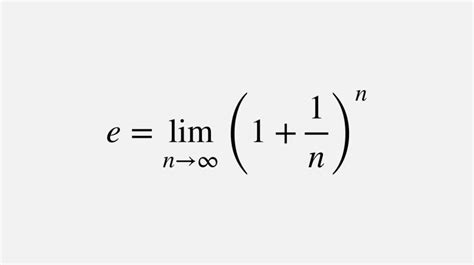 Eulers Number E In 1683 The Swiss Mathematician Jacob Bernoulli
