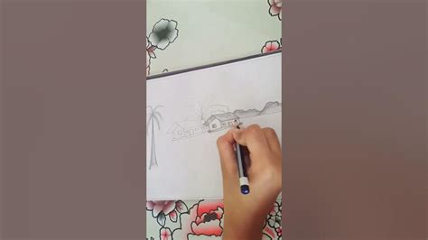 সহজ উপায়ে গ্রামের দৃশ্য আকাঁ Youtube