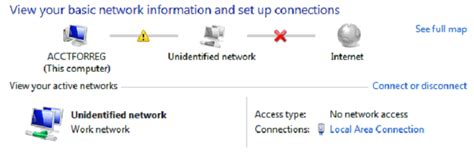 fix unidentified network no internet access in windows 10