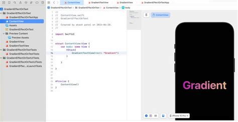 Akash P On Linkedin Texteffects Gradientview Swiftui