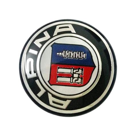 74mm Alpina Logo 2pin Trunk Emblem For Bmw