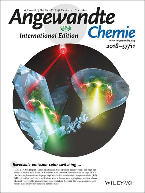 Inside Cover Stimuli‐responsive Dual‐color Photon Upconversion A Singlet‐to‐triplet Absorption