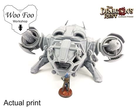 Sci Fi Grasshopper Spaceship 3d Printed Kill Team 28mm Etsy Uk