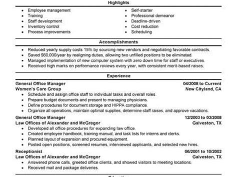 General Manager Resume Sample Best Administrative General Manager