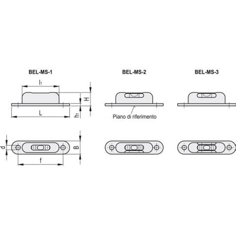 Elesa Free Cad Models Bel Ms Monodirectional Screw On Levels
