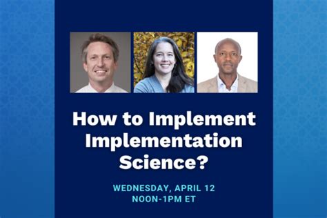 How To Implement Implementation Science