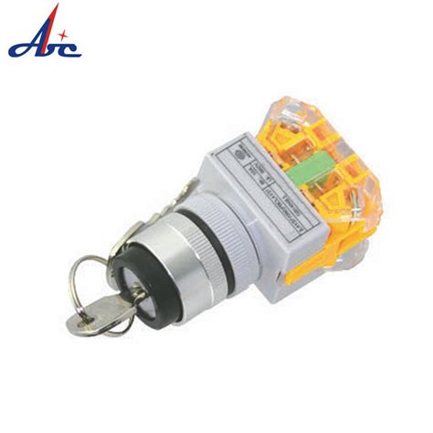 Good Quality Two Position Self Locking Key Push Button Switch China Push Button Switch And