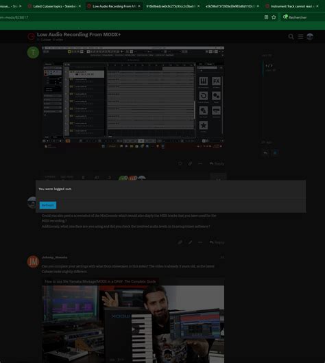 Forum Connection Issue Solved Steinberg Lounge Steinberg Forums