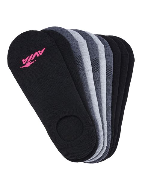 Avia Womens Cushioned Performance Liner Socks 10 Pack Breathable