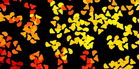 Dark Yellow Vector Texture With Memphis Shapes 2742326 Vector Art At