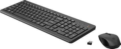 Hp Wireless Keyboard And Mouse Combo 2 4 Ghz Wireless Connection 12 Keyboard