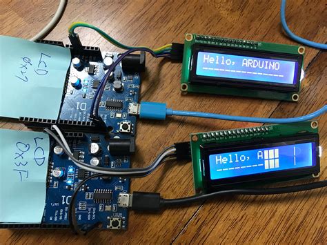 esp8266 wemos d1 with i2c serial lcd by 黃忠義 medium