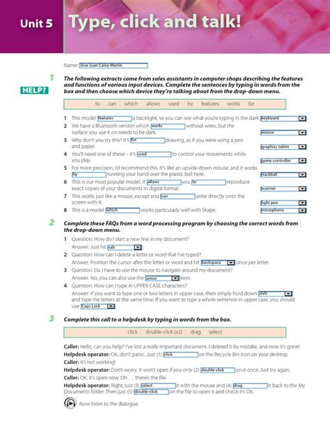 U05 Type Click Talk Pdf