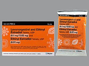 Levonorgestrel Ethinyl Estradiol Ee 13 Week Contraceptive Oral Uses