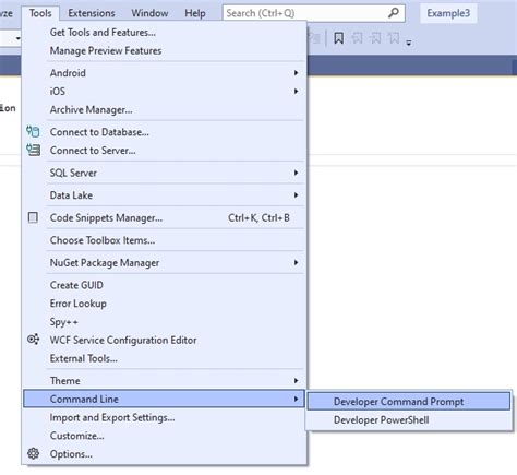 Entity Framework Code First Using Cli