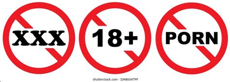 Set No Social Sex Signs Xxx Stock Vector Royalty Free 1189519708 Shutterstock