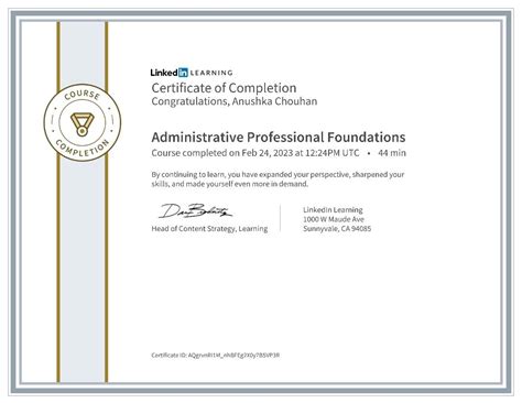 linkedin learning anushka chouhan