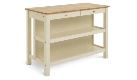 Buy Argos Home Chicago Solid Wood 2 Seater Bar Island Cream Bar
