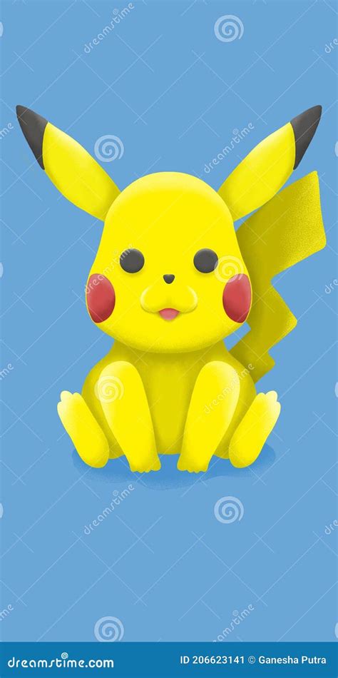 Cute Pikachu Pokemon Flat Design Editorial Photo Image Of Pikachu Pokemon 206623141