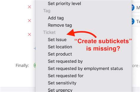 Rules Engine Why Can I Not Auto Assign Subtasks Or Subtickets To