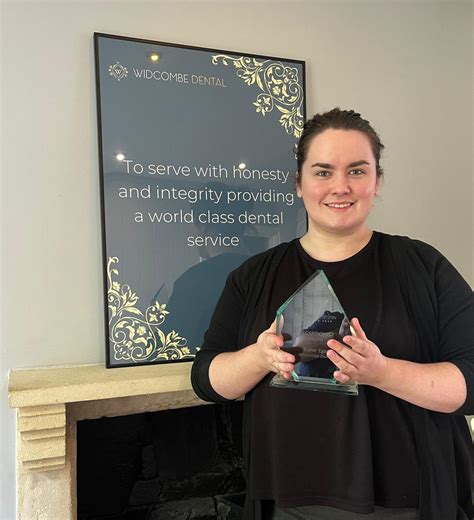 Celebrating Excellence Esther Wins Award Dental Widcombe