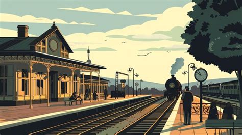 Vintage Station Art Images Free Download On Freepik