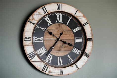 Premium Photo DIY Rustic Wooden Clock