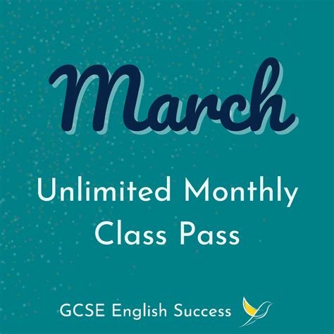 Unlimited Monthly Class Pass March 2024