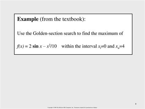 Ppt One Dimensional Unconstrained Optimization Chapter 13 Powerpoint
