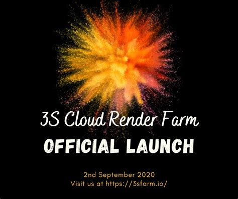 3s cloud render farm — officially launch the best blender render farm