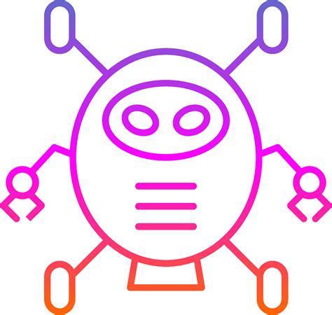 Robotics Line Gradient Icon 39167573 Vector Art At Vecteezy