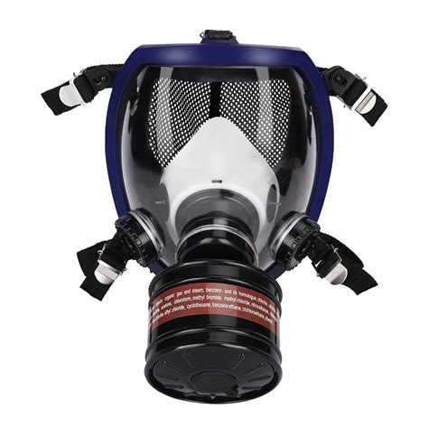 Full Face Respirator Gas Mask 40 Mm Activated Carbon Filter Canister