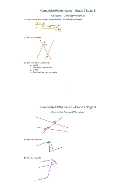 Chapter 5 Additional Worksheet Pdf Triangle Perpendicular