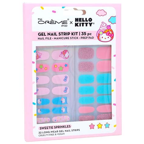 The Creme Shop X Hello Kitty Gel Nail Strip 35 Pc Depop
