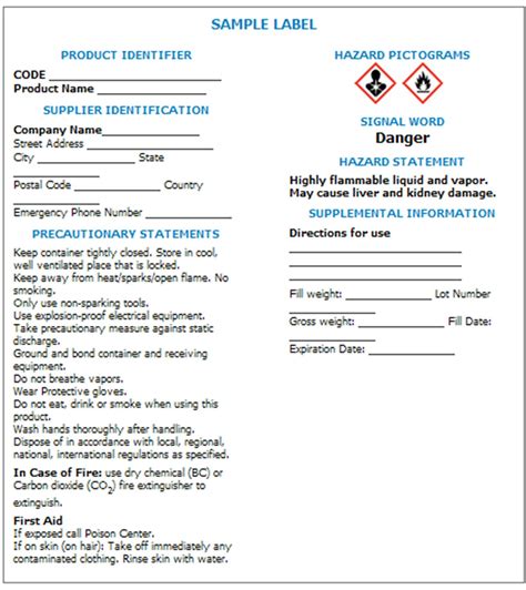 Hazcom Safety Data Sheet Sections At Lara Caley Blog