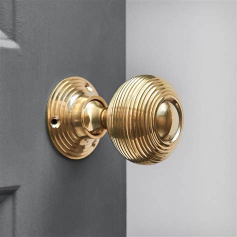 Beehive Door Knobs In Aged Brass Grace And Glory Home