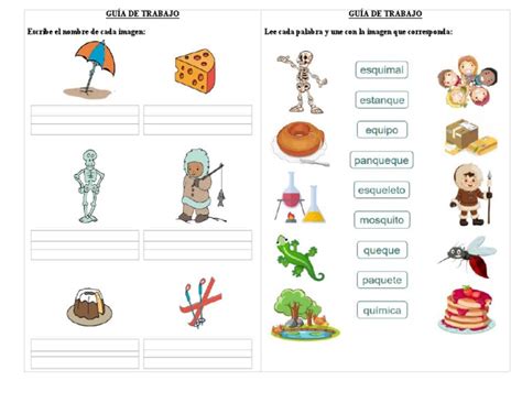 GuÍa De Trabajo Escritura Con Que Qui Pdf