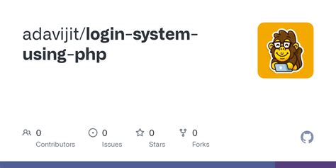 Github Adavijit Login System Using Php