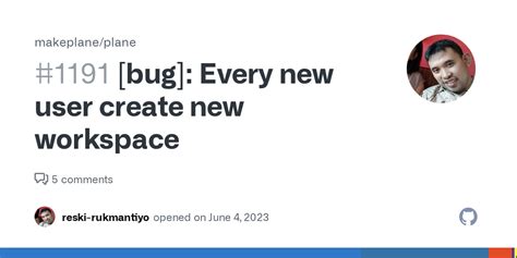 Bug Every New User Create New Workspace Issue Makeplane Plane GitHub