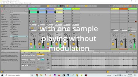 Using Expression Control On Samples In Ableton 12 Live Lite Youtube