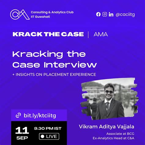 consulting and analytics club iit guwahati on linkedin consulting strategy caseinterview ktc